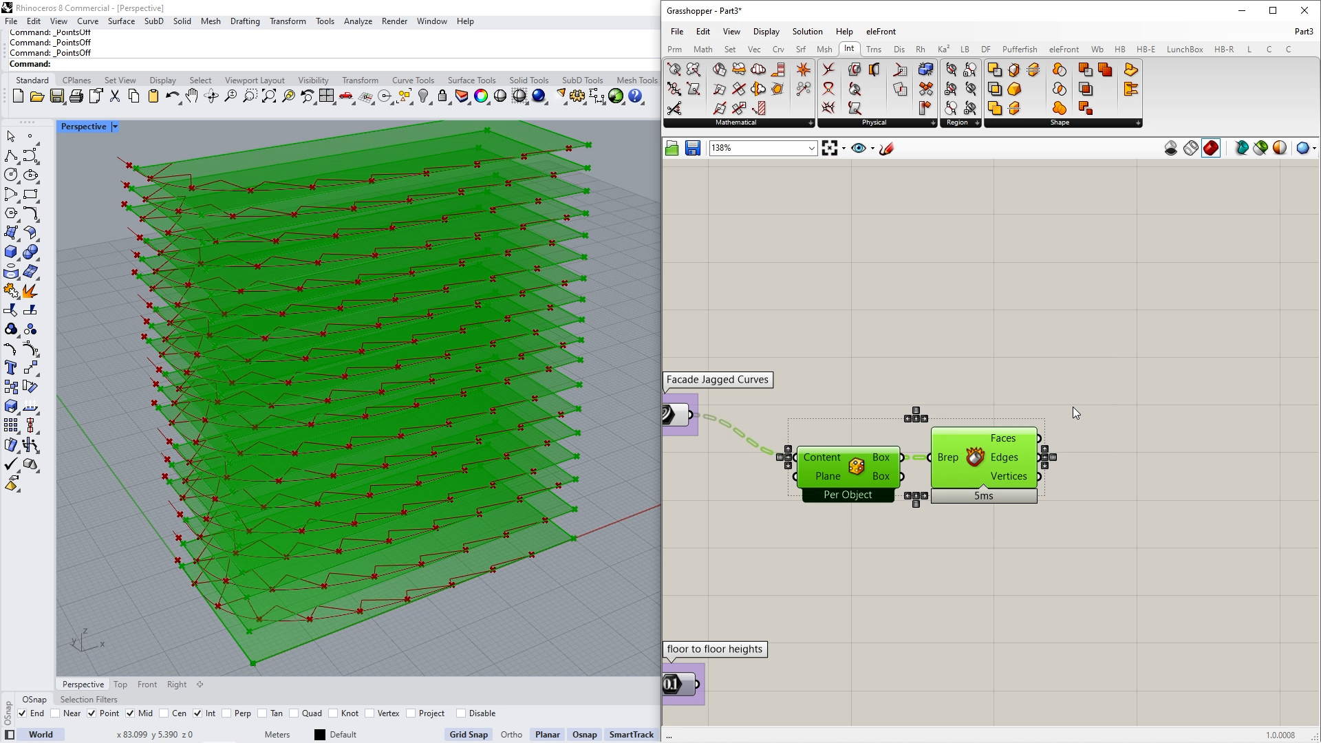 Modeling BIG’s IQON Building using Rhino & Grasshopper | ThinkParametric